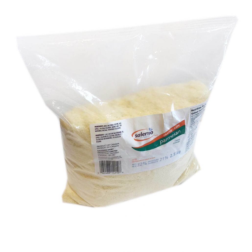PARMESAN GRATED PURE BAG 2.5KG – Springbank Cheese Co.